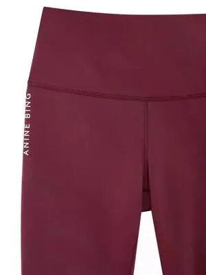 ANINE BING Dave Leggings Burgundy