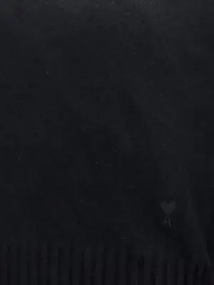 AMI Paris High Neck Sweater With De Coeur Signature