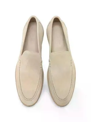 Magnanni Suede Almond-toe Loafers