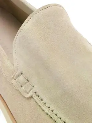 Magnanni Suede Almond-toe Loafers