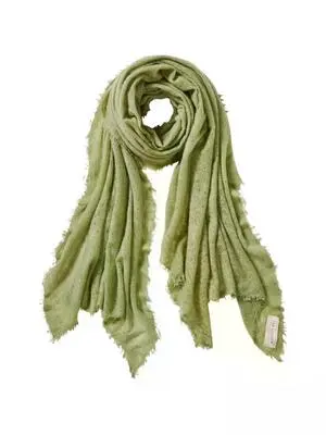HIMALAYA CLOTHING Fine-knit Frayed Scarf