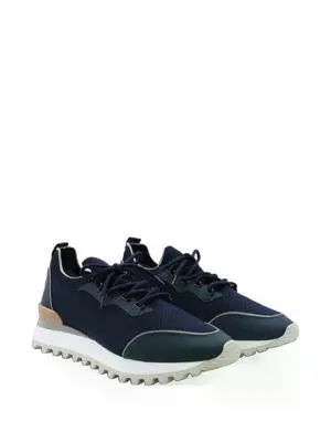 Eleventy Panelled Knit Sneakers