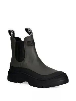 Barbour Harriety Logo-patch Panelled Chelsea Boots