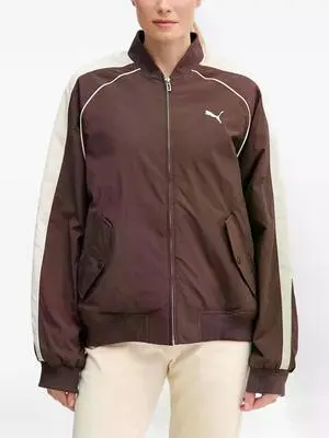 PUMA T7 Logo-embroidered Panelled Jacket