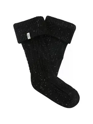 UGG Shaye Cable Knit Socks - Black