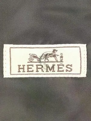 Hermès 2010s Embroidered Zip-up Bomber Jacket