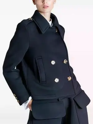 PSOPHIA Double-breasted Buttoned Jacket - Black