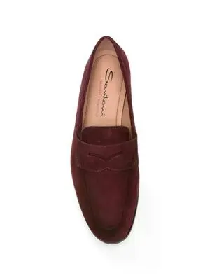 Santoni Carla Suede Loafers