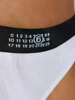 MAISON MARGIELA Logo-print Briefs