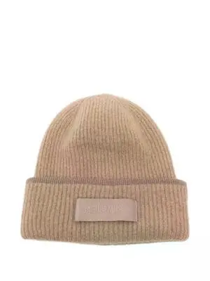 Jacquemus Ribbed Knit Beanie Hat - Neutrals