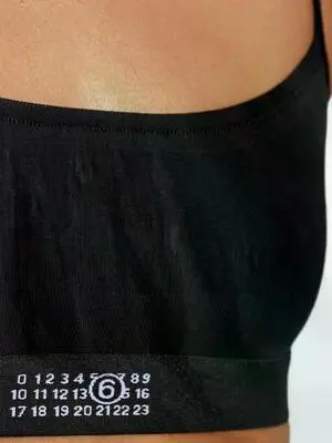 MAISON MARGIELA Logo-print Bra