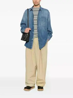 Marni Spread-collar Chest-pocket Shirt