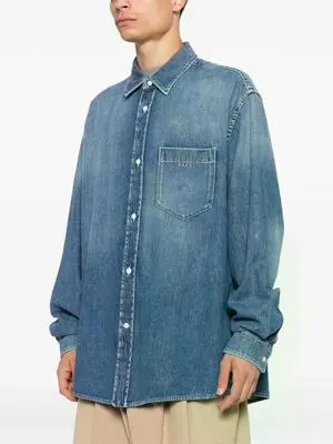 Marni Spread-collar Chest-pocket Shirt