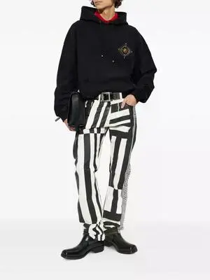 Versace Embellished Cotton-jersey Hoodie