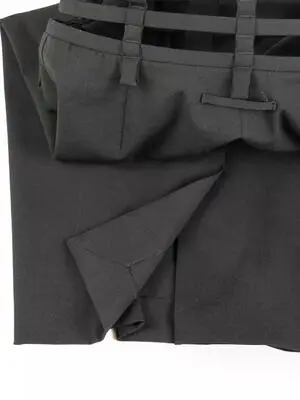 JEAN PAUL GAULTIER Cage Detail Midi Skirt