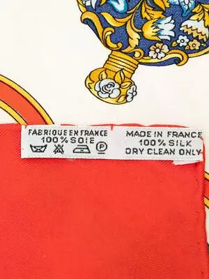 Hermès 1980-2000 Qu Importe Le Flacon Silk Handkerchief