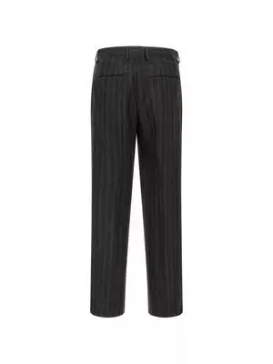 Tagliatore New York Pinstripe Double-breasted Suit - Grey