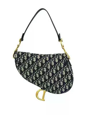 Dior 2000-2026 Oblique Canvas Saddle Bag Shoulder Bag