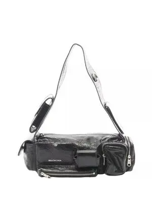 Balenciaga Lambskin Sling Bag Xs Shoulder Bag - Black