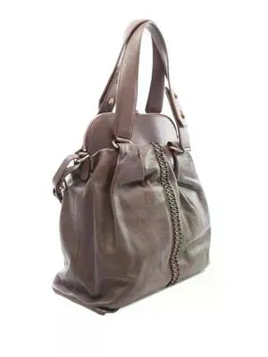 BVLGARI 2000-2026 Leather Leoni Satchel
