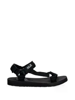 JACK WOLFSKIN Taiga Touch-strap Sandals - Black