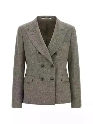 Tagliatore Coreen Herringbone Double-breasted Blazer