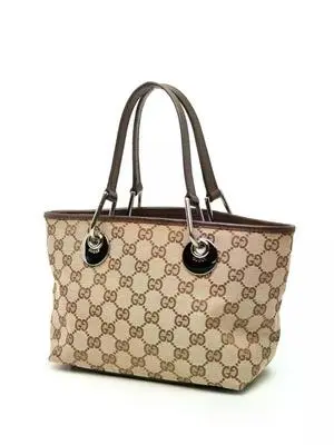Gucci 2000-2015 Gg Canvas Eclipse Handbag