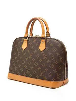 LOUIS VUITTON 2001 Monogram Alma Pm Handbag