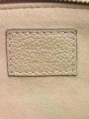 LOUIS VUITTON 2000-2026 Bicolor Monogram Empreinte Giant Petit Palais Satchel