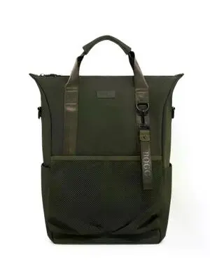 Boggi Milano 3-way Bag In Technical Fabric - Green