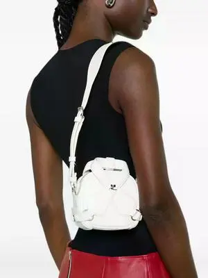 COURREGES Logo-plaque Tote Bag