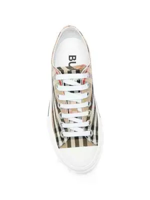 Burberry House Check Platform Sneakers