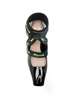 Dior Patent Leather Ankle Strap Pumps