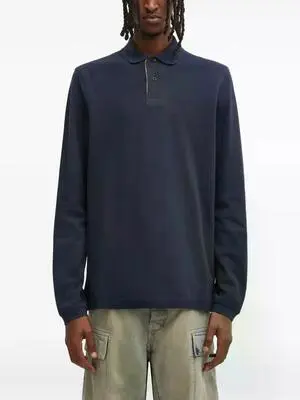 Barbour Essential Long-sleeve Polo Shirt - Blue