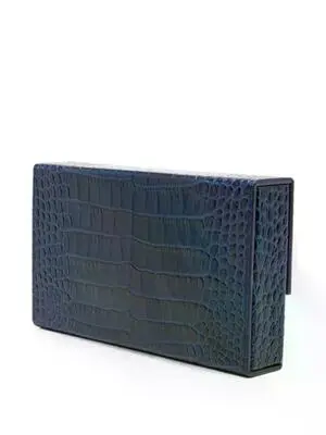 TOM FORD Crocodile-effect Leather Clutch Bag