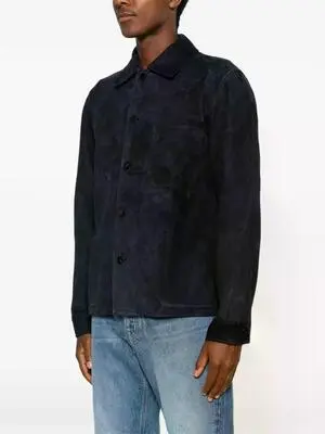 Givenchy Sheepskin Patch-pocket Overshirt