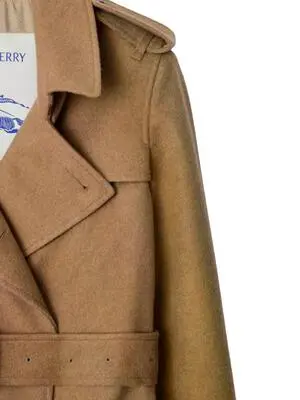 Burberry Long Cashmere Kensington Trench Coat