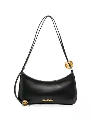 Jacquemus Le Bisou Perle Shoulder Bag - Black