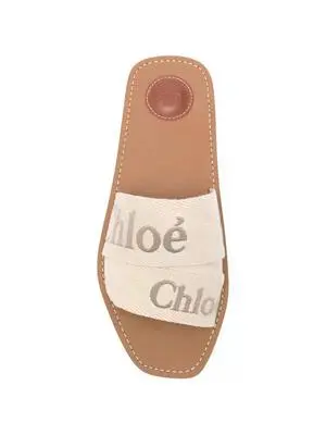Chloé Woody Logo-print Sandals