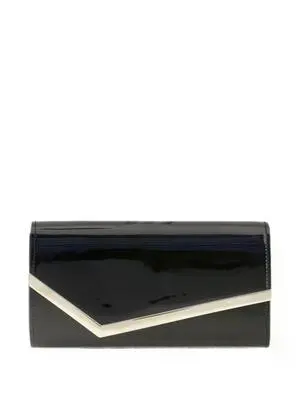 JIMMY CHOO Patent Leather Clutch Bag - Black