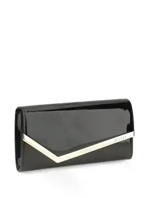 JIMMY CHOO Patent Leather Clutch Bag - Black