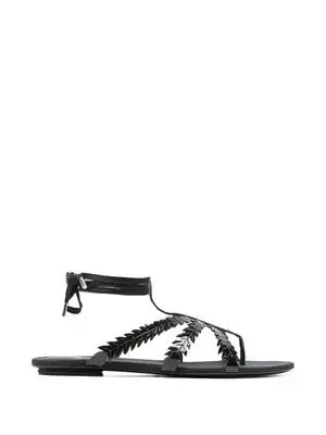 Emilio Pucci Ankle-tie Sandals - Black
