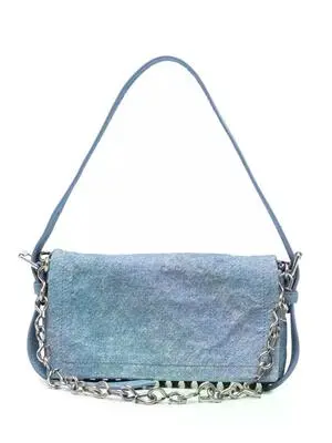 ALEXANDER WANG Ricco Crushed Shoulder Bag - Blue