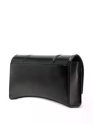 Balenciaga Hourglass Clutch Bag With Gold-tone B Logo