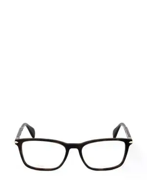 Rag & Bone Tortoiseshell-effect Rectangle-frame Glasses - Brown