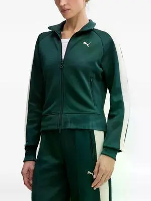 PUMA T7 Logo-embroidered Track Jacket - Green