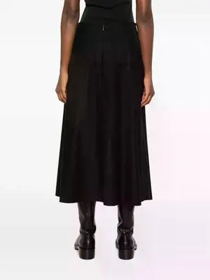 SUSANNE BOMMER Patch-pocket Midi A-line Skirt