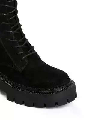 VIC MATIE Lace-up Platform Ankle Boots