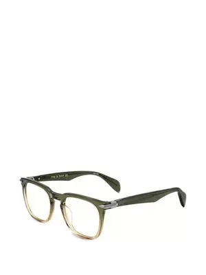 Rag & Bone Square-frame Glasses - Green