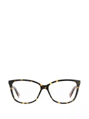 Moschino Tortoiseshell-effect Glasses - Brown